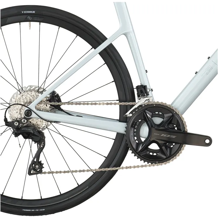 Racercykel Scott Addict 50 Cumulus White - Racer, Gravel & Triathlon ...